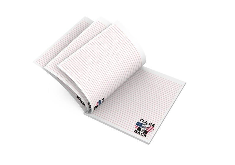 Printable Trump 2024 Notebook Stationery. 7 Different Designs Print ...