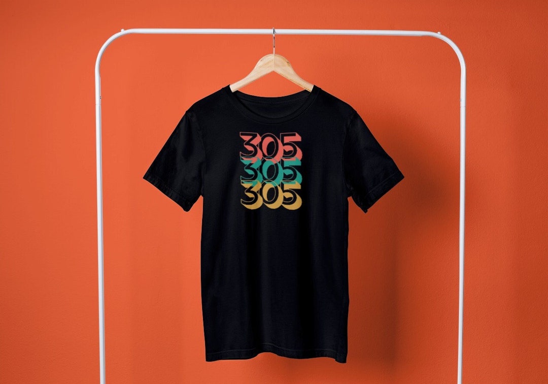 305 Area Code Shirt Florida Pride Classic Tshirt - Etsy