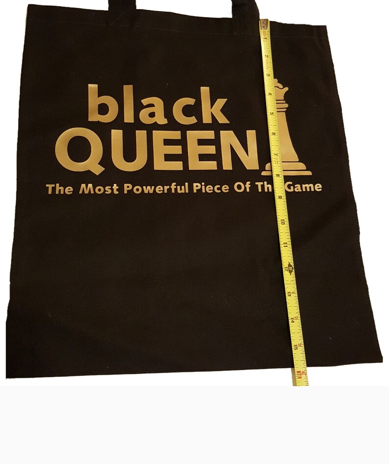 Black Queen the Most Powerful Piece of the Game Tote Bag - Etsy