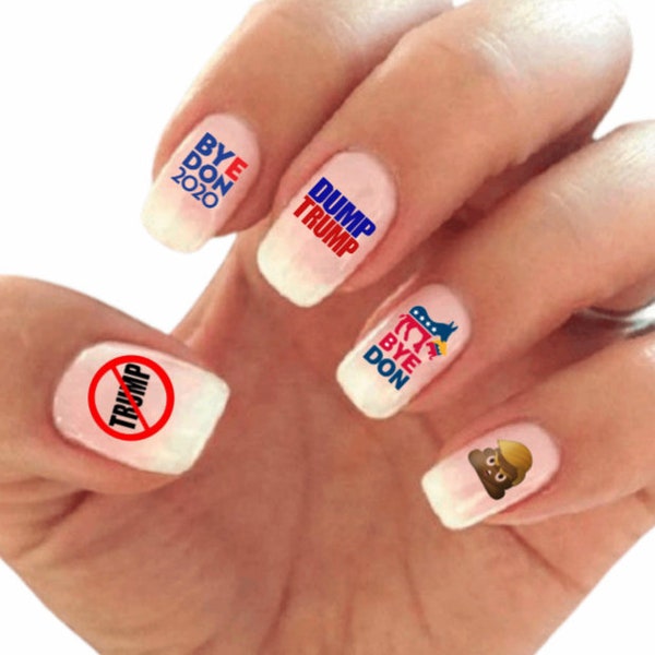 Trump Nail Art - Etsy