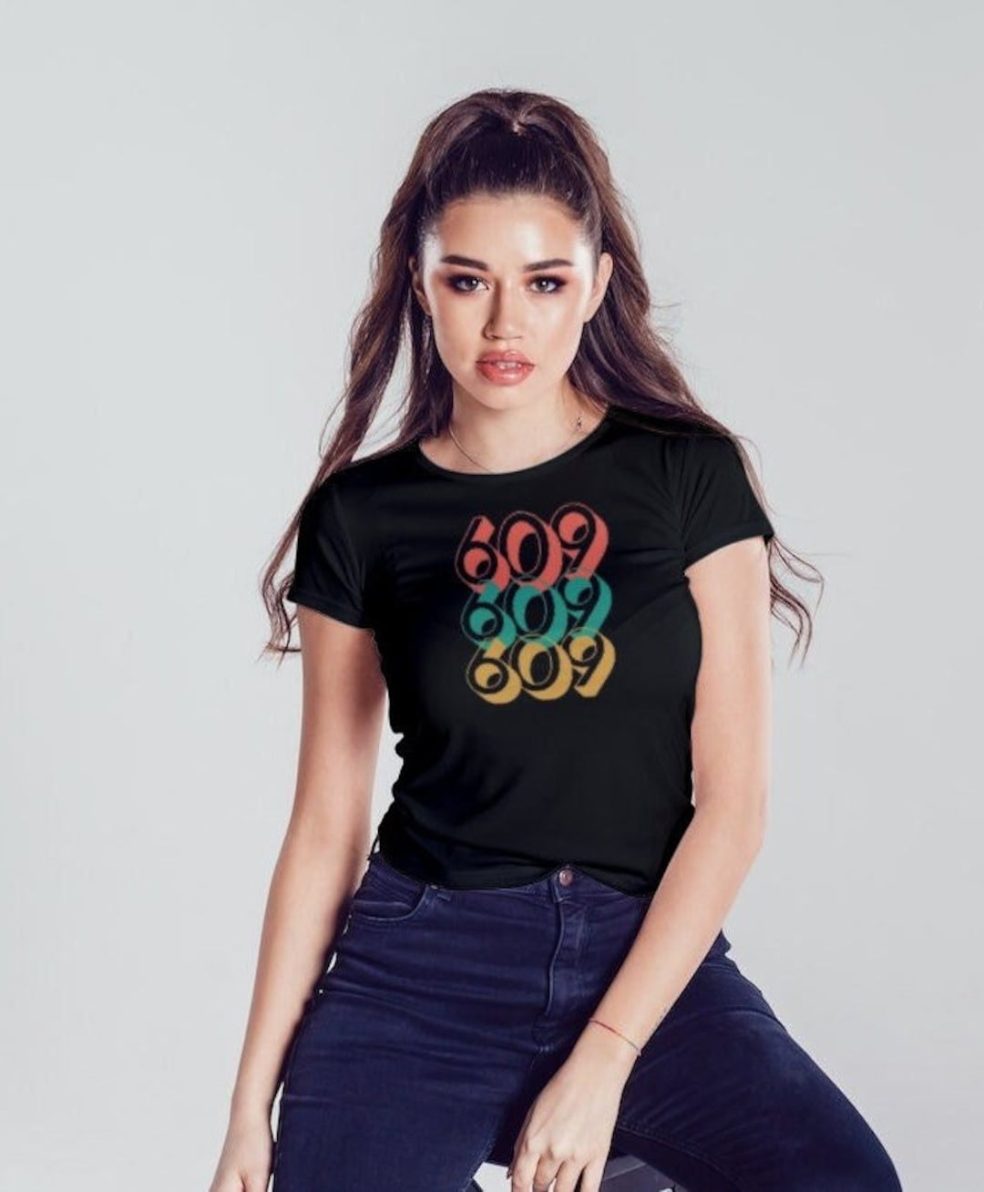 609 Area Code Shirt New Jersey Pride Classic Tshirt - Etsy