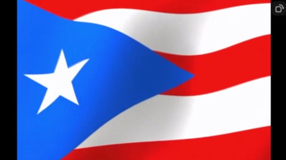 Motion/moving Puerto Rico Pride Flag Waiving Animated Looping | Etsy