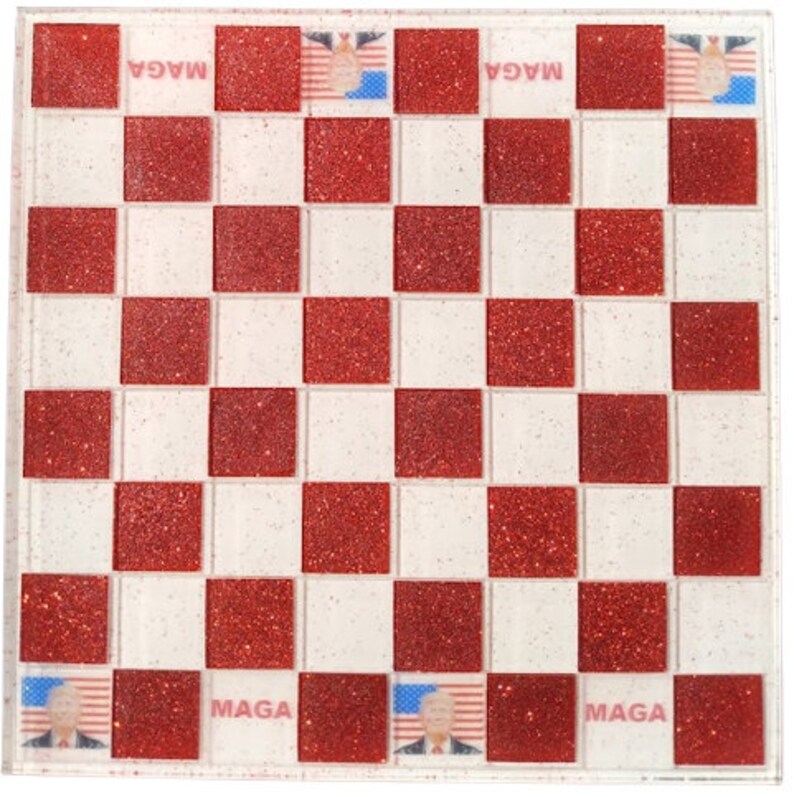 MAGA Chess Board Set. the Chess Set for All Trump Supporters - Etsy
