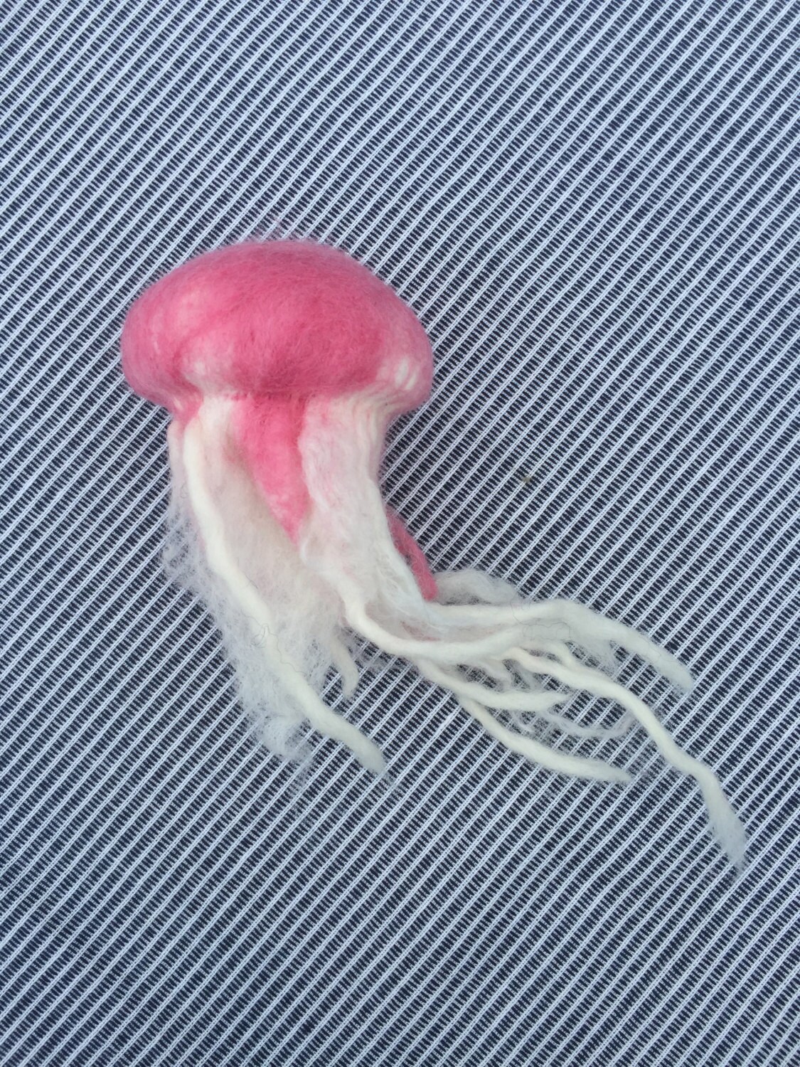 Cute Colourful Hanging Jellyfish. Wet Felted and Needle Felted. Hangs ...