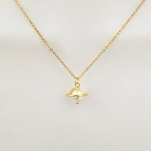 Ufo pearl necklace Etsy