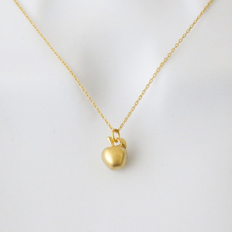 Apple Necklace - Etsy