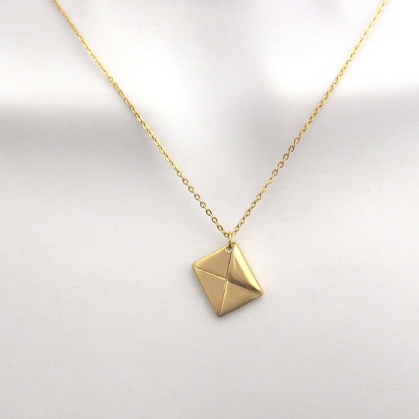 Envelope Necklace - Etsy