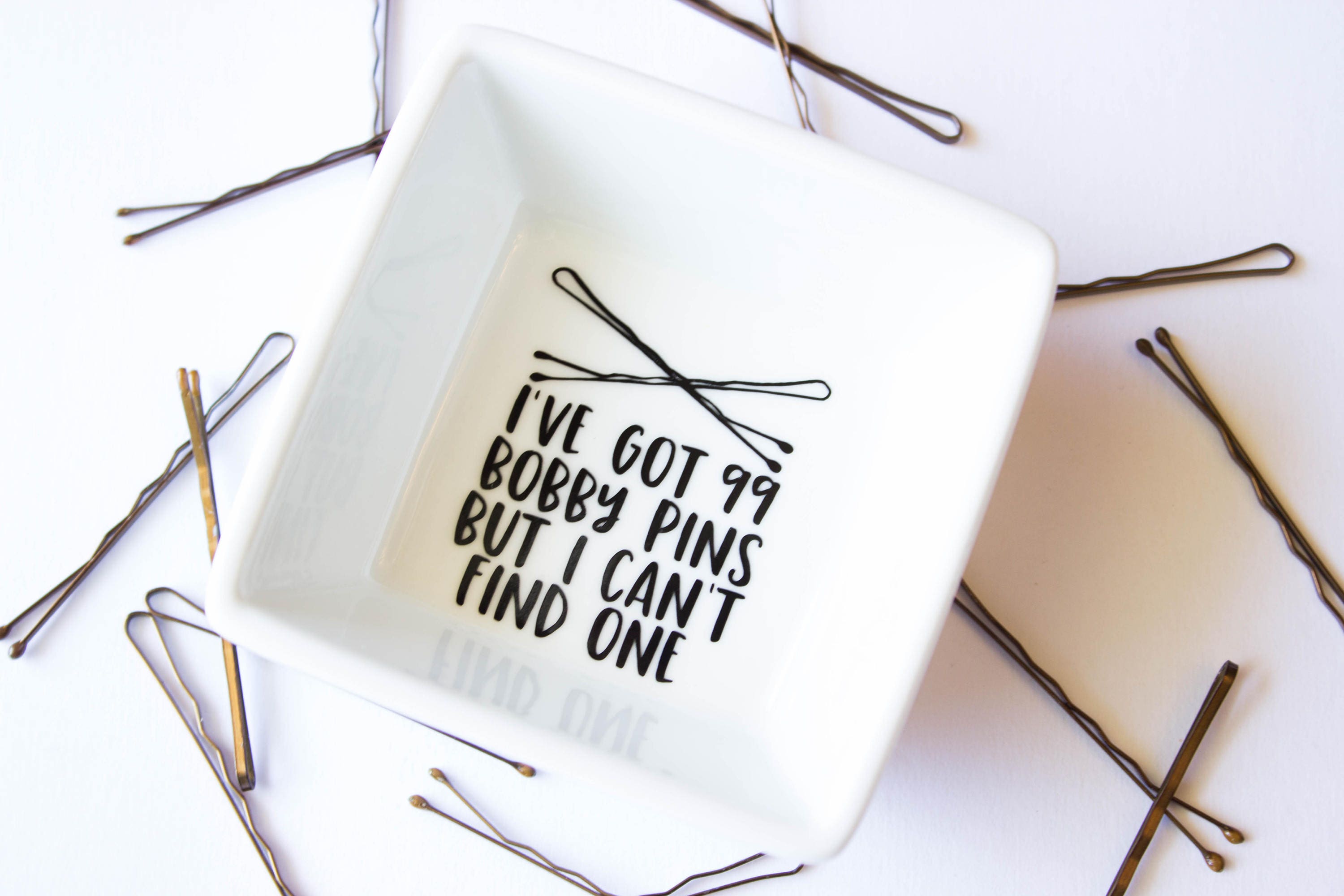 Bobby Pin holder I've Got 99 Bobby Pins But I Can't | Etsy