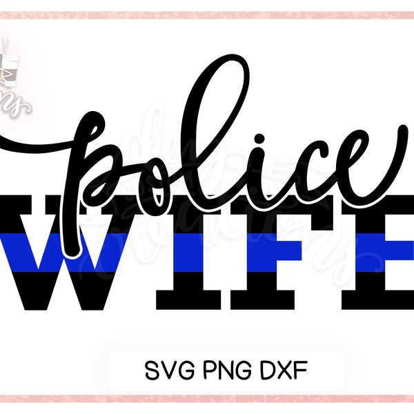 Thin Blue Line Svg - Etsy