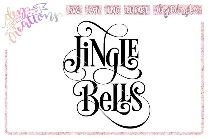 Jingle Bells Svg Cut File For Silhouette And Cricut Etsy