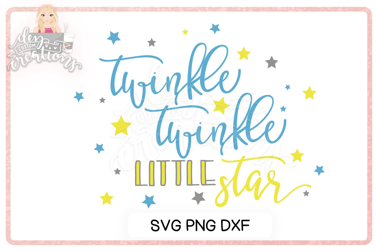 Twinkle Twinkle Little Star SVG - Cut Files for Cricut and Silhouette ...