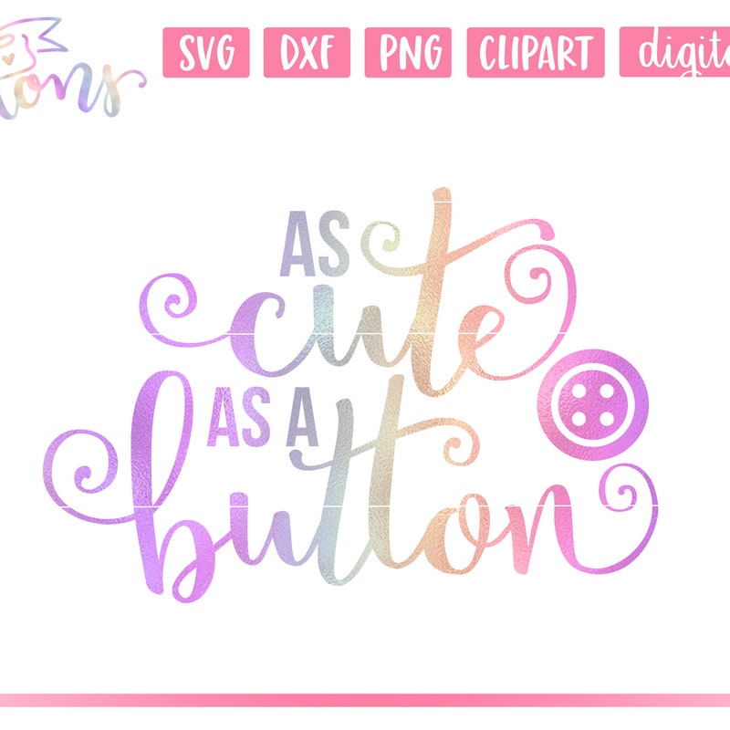 Cute as a Button - Etsy