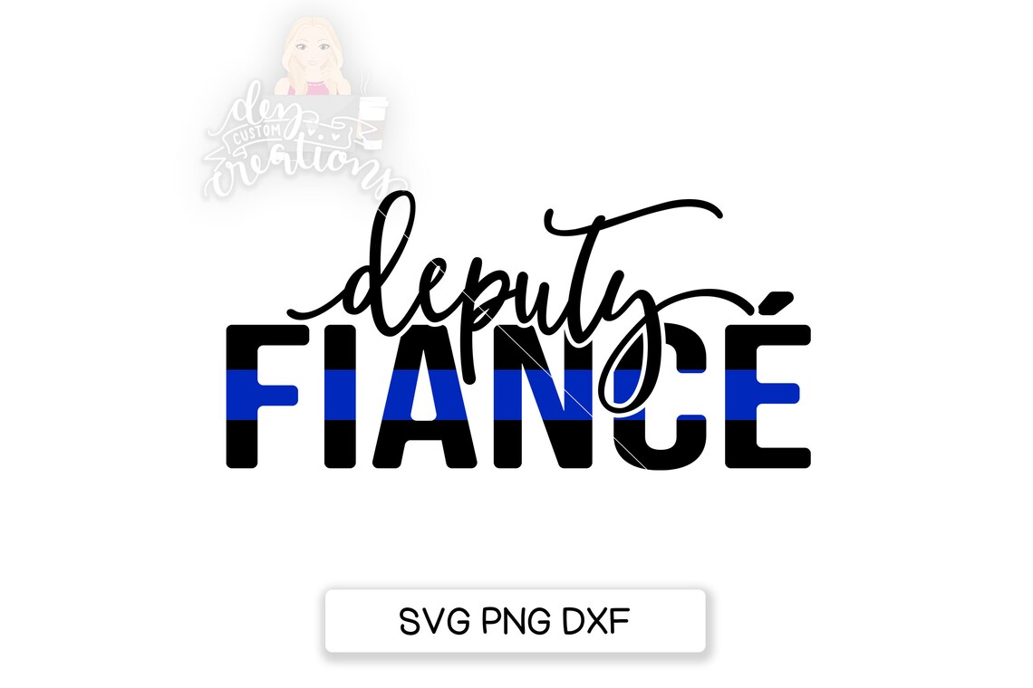 Deputy Title SVG Bundle - Thin Blue Line - Law Enforcement Wife - Etsy