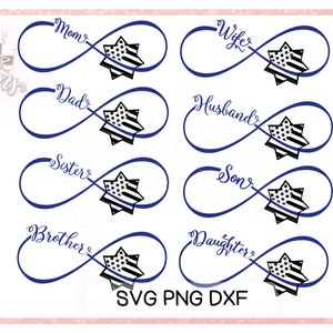 SVG Bundle - 7 Point Police Badge SVG - Cut File for Cricut ...