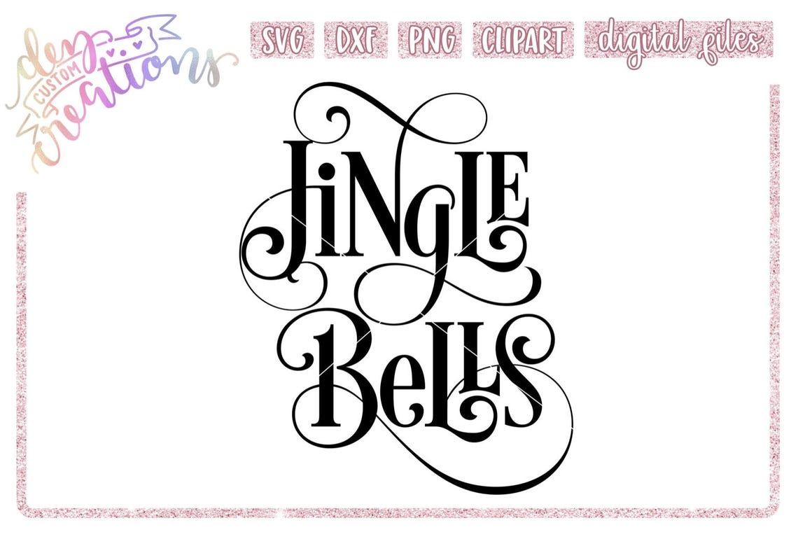 Jingle Bells SVG Cut File for Silhouette and Cricut - Etsy