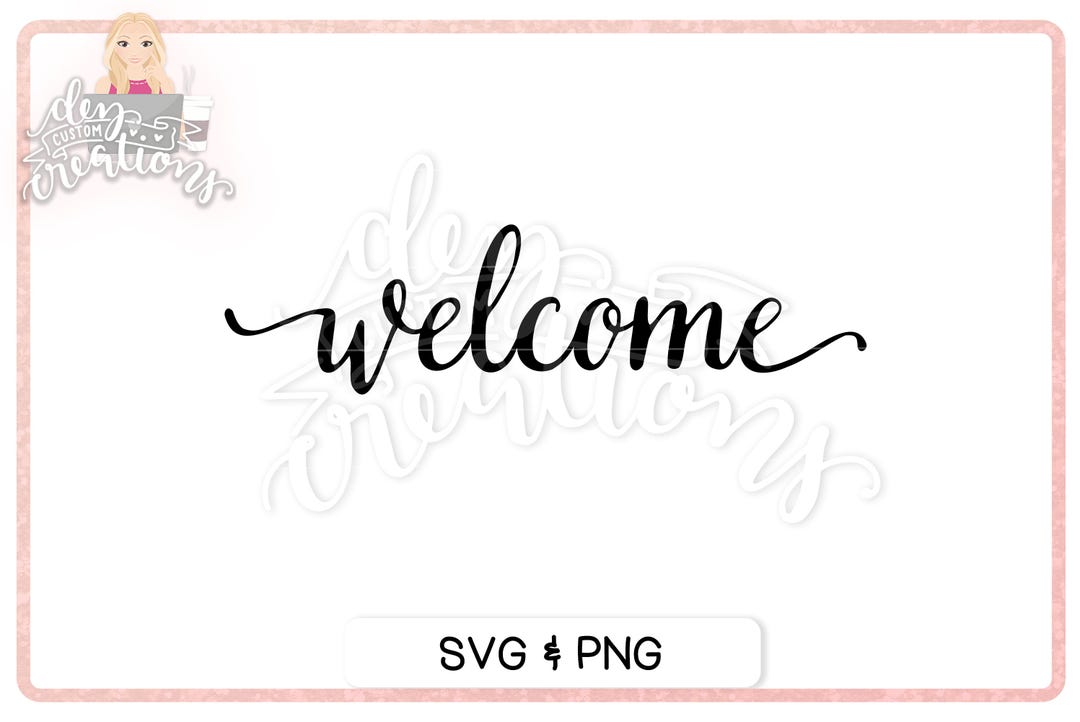 Welcome SVG for Cricut - Etsy