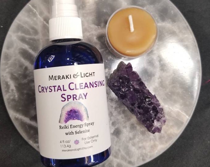 Crystal Cleanse Spray Crystal Cleanse Crystal Clearing | Etsy