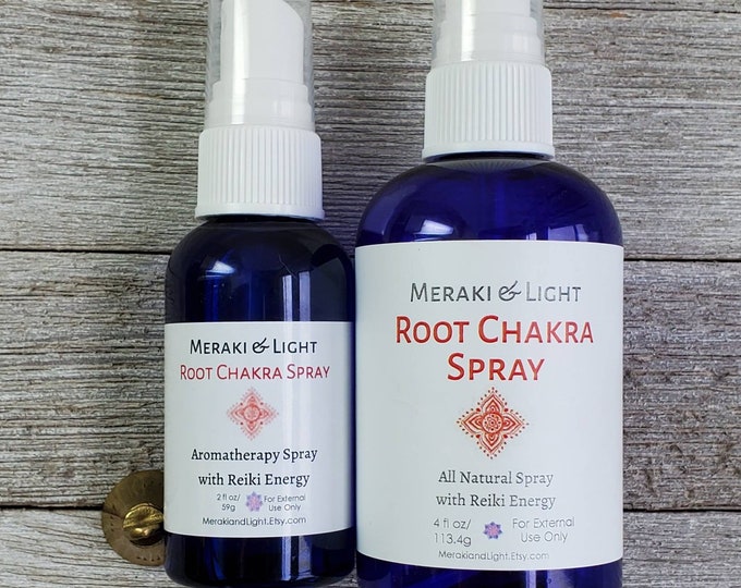 Root Chakra, Chakra Spray, Grounding Spray, Meditation Spray, Root ...