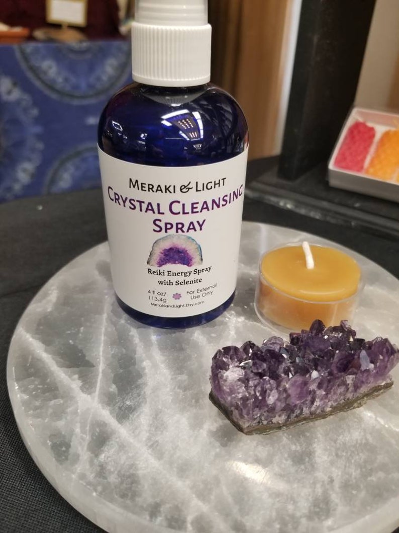 Crystal Cleanse Spray Crystal Cleanse Crystal Clearing - Etsy