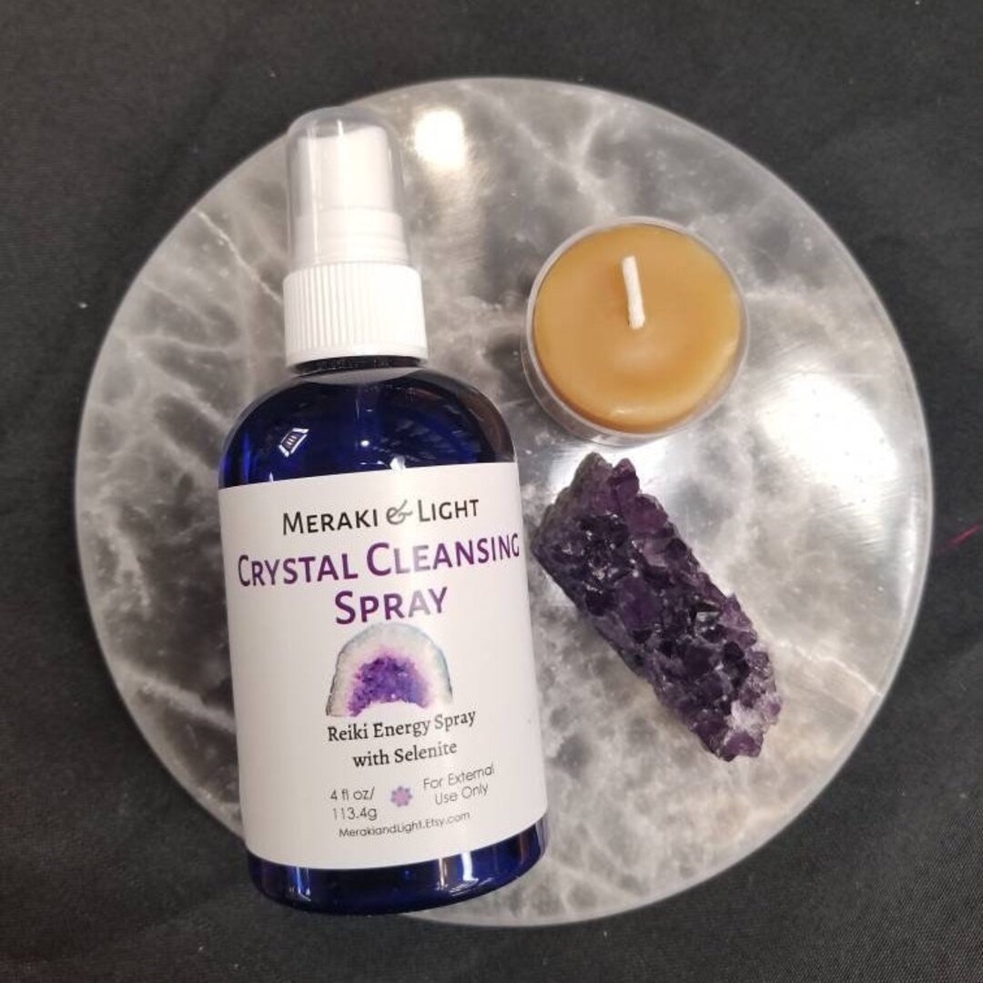 Crystal Cleanse Spray Crystal Cleanse Crystal Clearing - Etsy