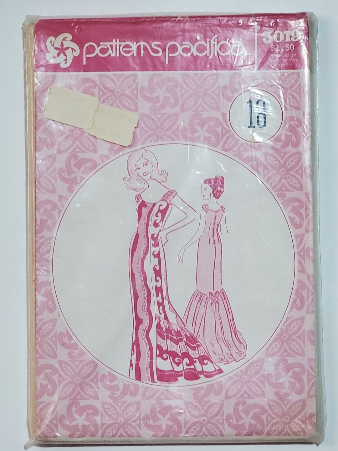 Vintage Patterns Pacifica Sewing Pattern 3019 Sizes 18 Uncut Factory ...