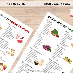 Hashimoto Diet Food List for Thyroid Diet Meal Plan, Hashimoto's Diet ...