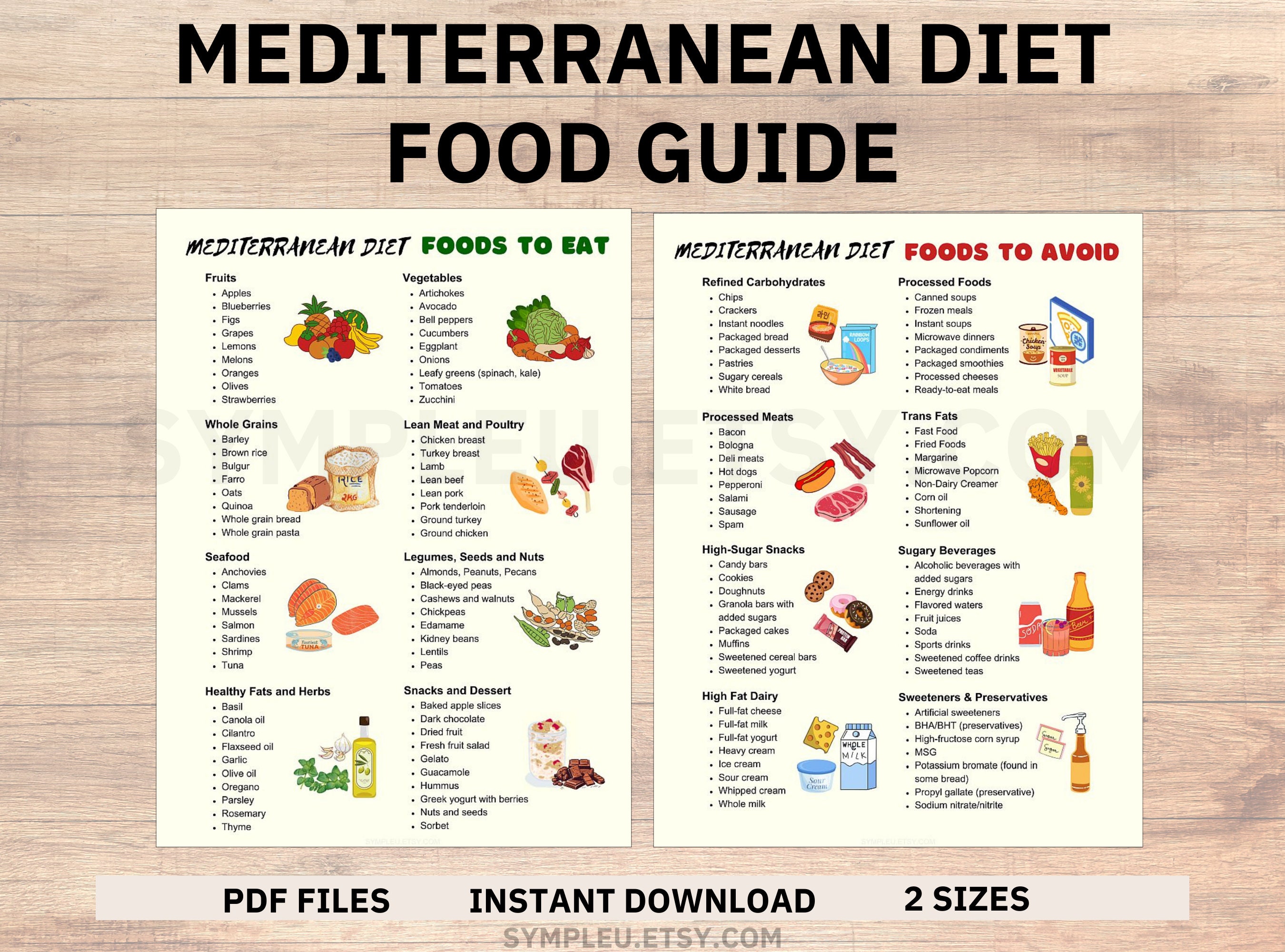 Mediterranean Vegetables List