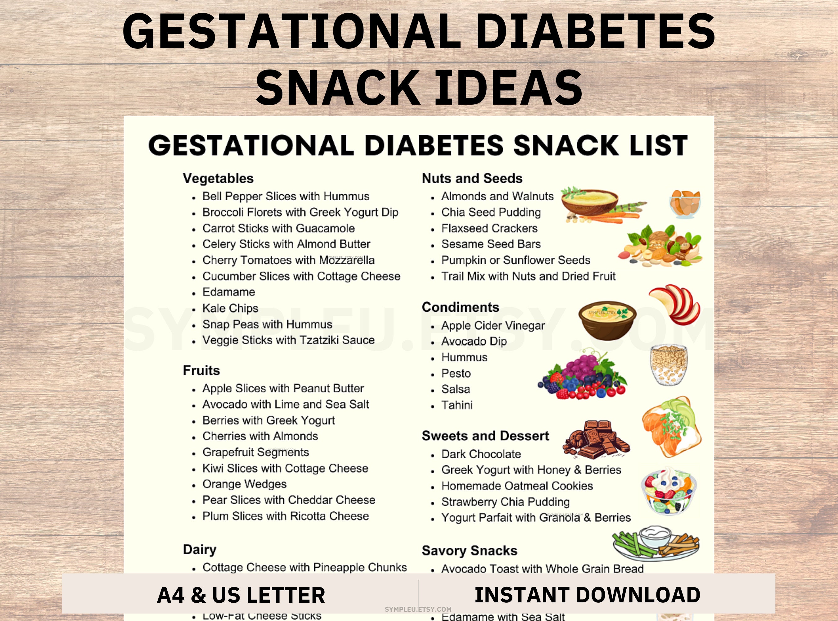 Gestational Diabetes Snack Ideas List for Diabetes Food List, Diabetes ...