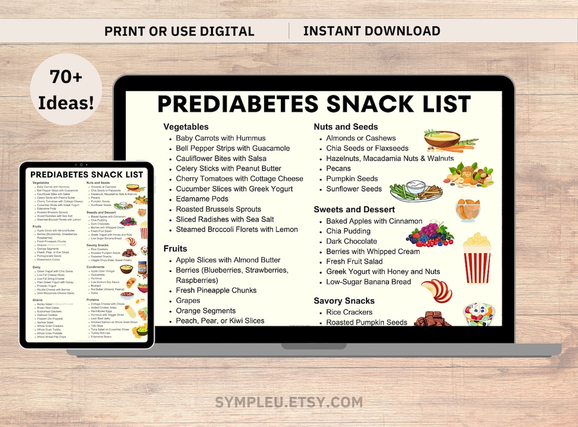 Prediabetes Snack List, Pre Diabetes Snack Ideas, Prediabetic Snacks ...