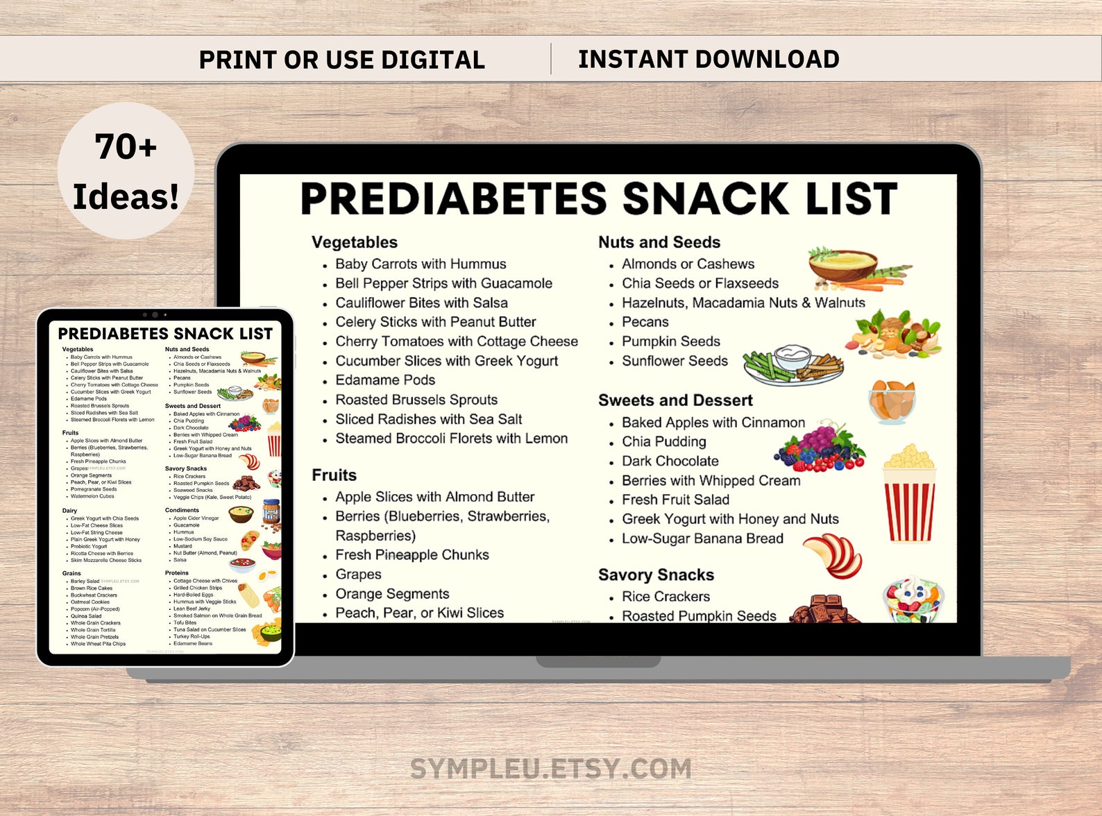Prediabetes Snack List, Pre Diabetes Snack Ideas, Prediabetic Snacks ...