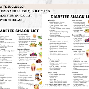 Diabetes Snack Ideas, Diabetic Snacks List, Diabetes Food List ...