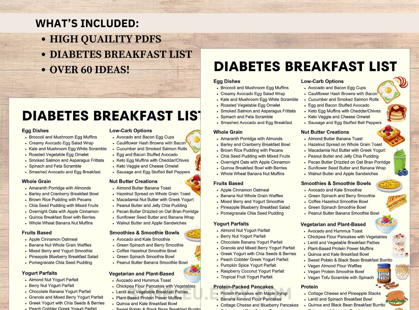 Diabetic Breakfast List, Diabetes Breakfast Ideas, Diabetes Food List ...