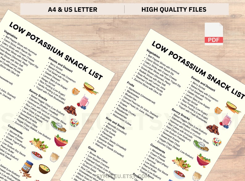 Low Potassium Diet Snack Food List, Snack Ideas for Kidney Disease ...