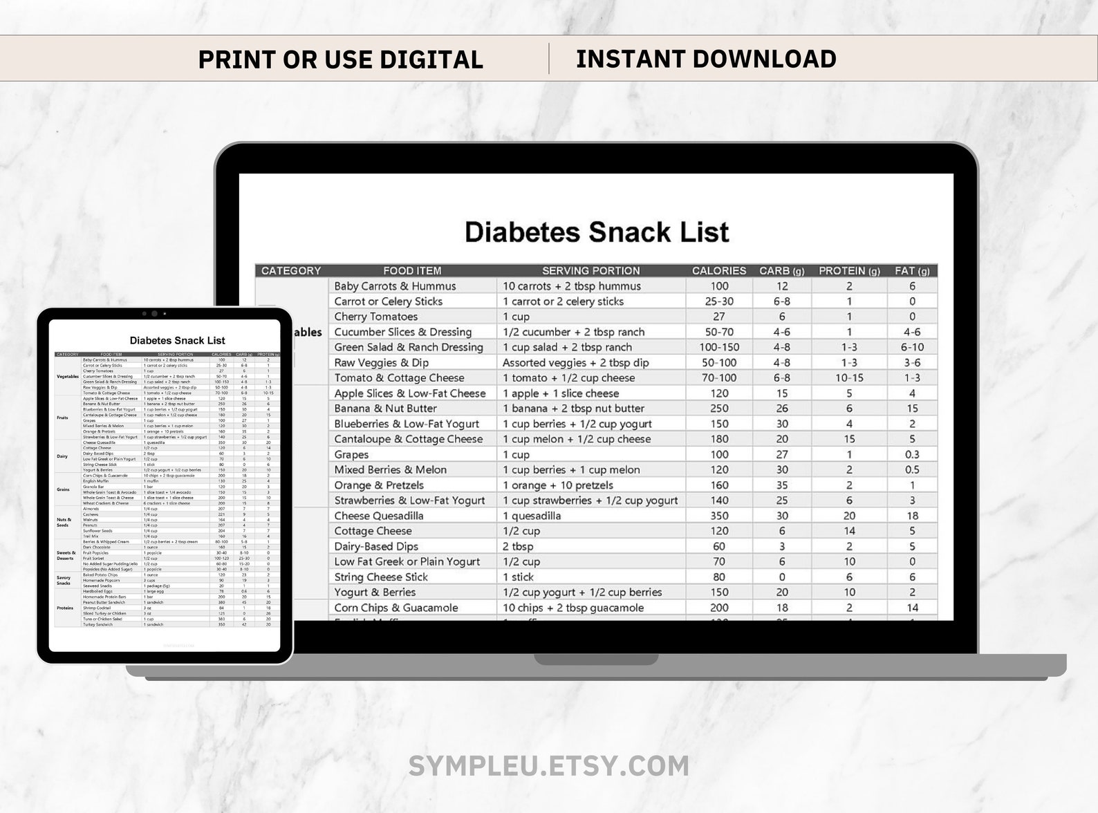 Diabetic Snacks List, Diabetes Snack Ideas, Diabetes Food List ...