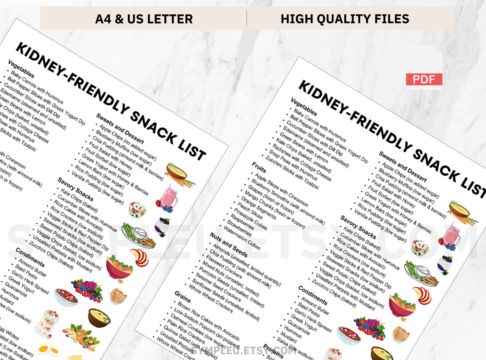 Kidney Friendly Snack Ideas, Stage 4 Kidney Disease Snack List for ...