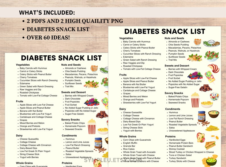 Diabetic Snacks List, Diabetes Snack Ideas, Diabetes Food List ...