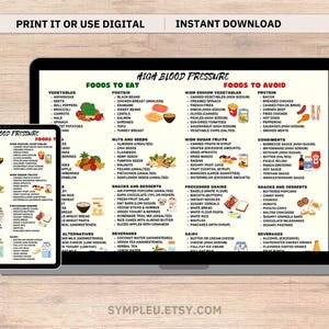 High Blood Pressure Diet Food List, High BP Food Guide for Low Blood ...