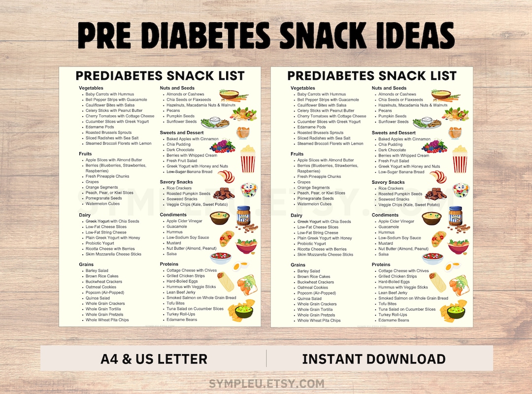 Prediabetes Snack List, Pre Diabetes Snack Ideas, Prediabetic Snacks ...