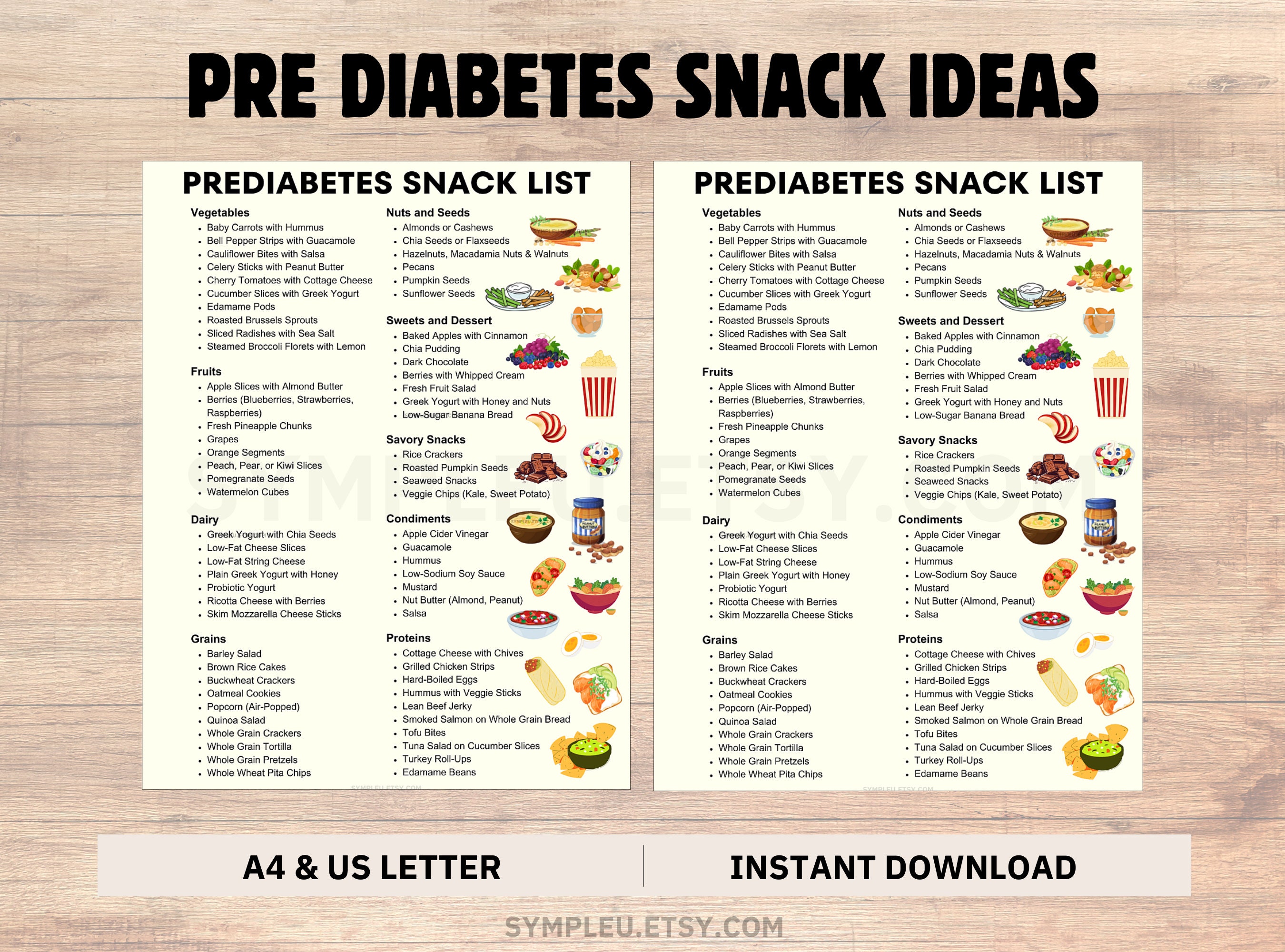 Prediabetes Snack List, Pre Diabetes Snack Ideas, Prediabetic Snacks ...