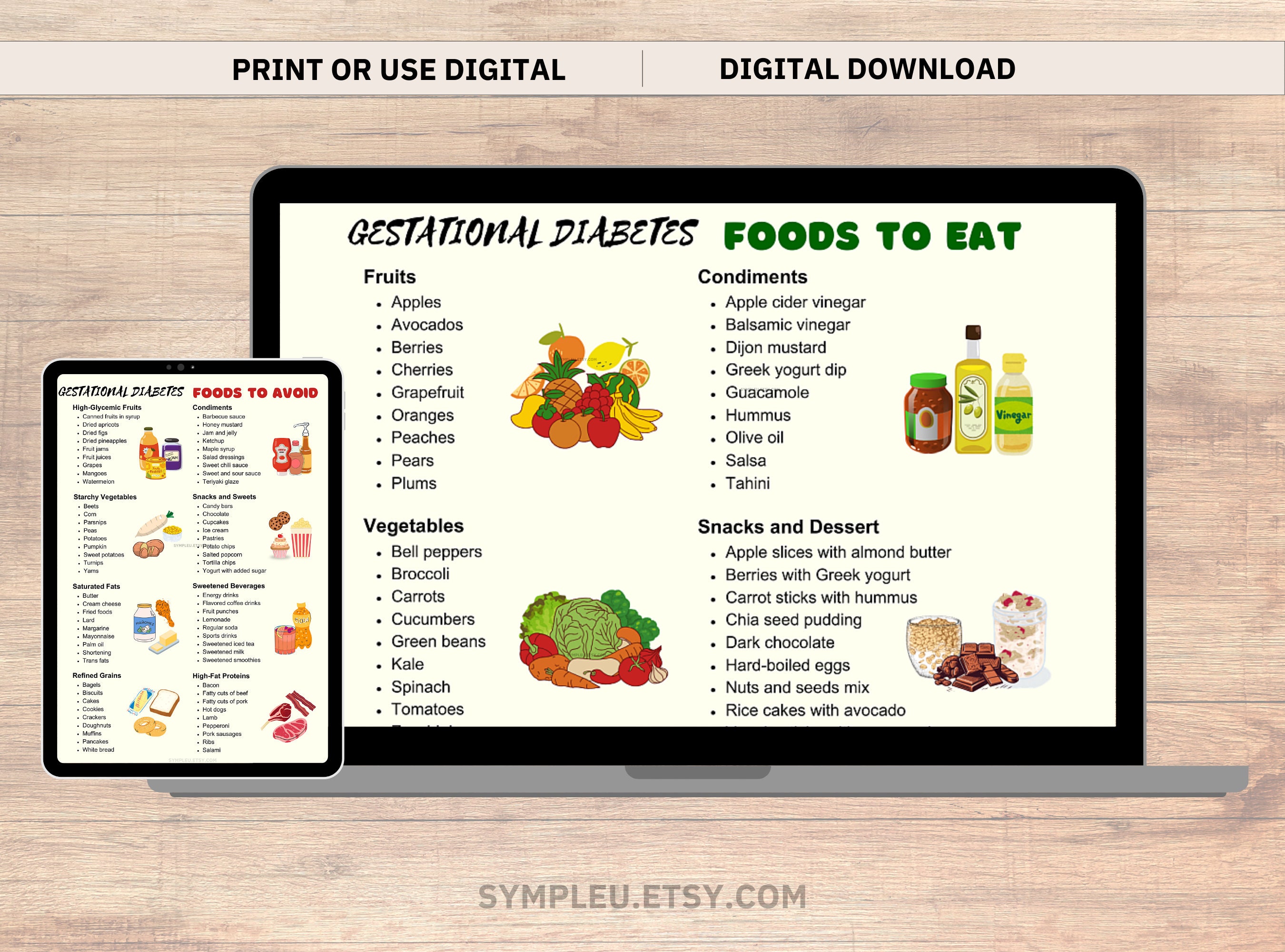 Gestational Diabetes Food List for Gestational Diabetes Meal Plan ...