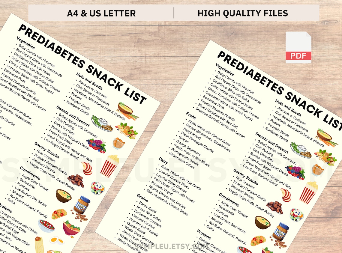 Prediabetes Snack List, Pre Diabetes Snack Ideas, Prediabetic Snacks ...