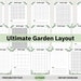 Printable Garden Layouts, Plot Plan Templates for Gardening Design, DIY ...