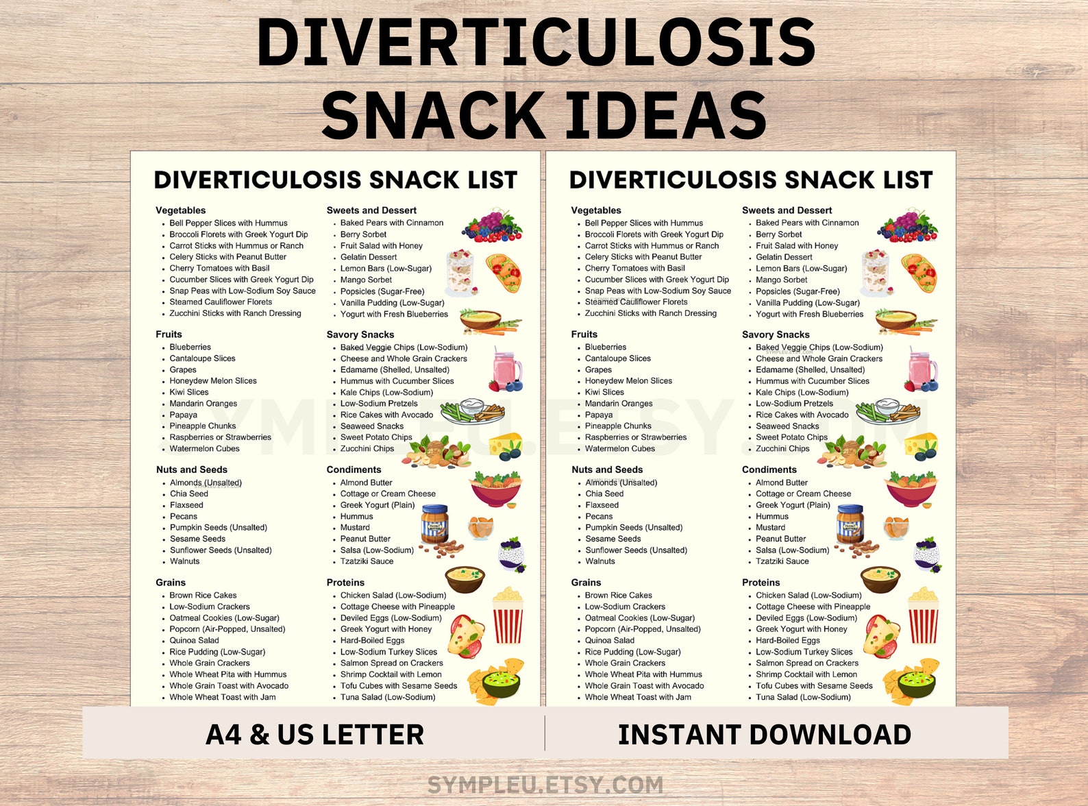 Diverticulosis Snack List & Ideas for Diverticulosis Food List Meal ...