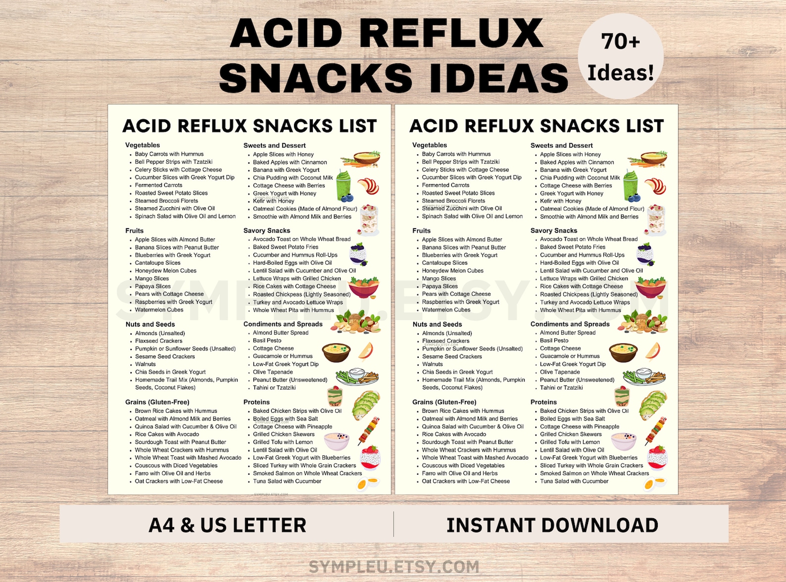 Acid Reflux Snacks List for Gerd Snack Ideas, Acid Reflux Food List ...