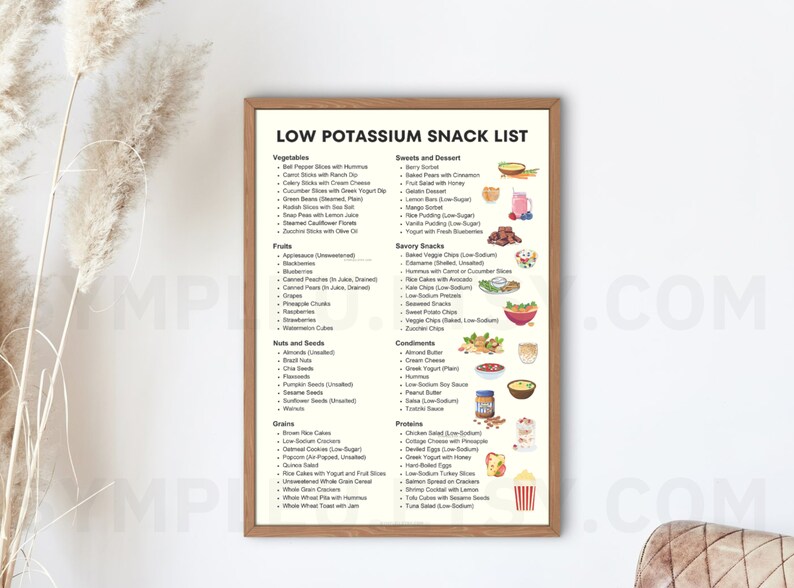 Low Potassium Diet Snack Food List, Snack Ideas for Kidney Disease ...