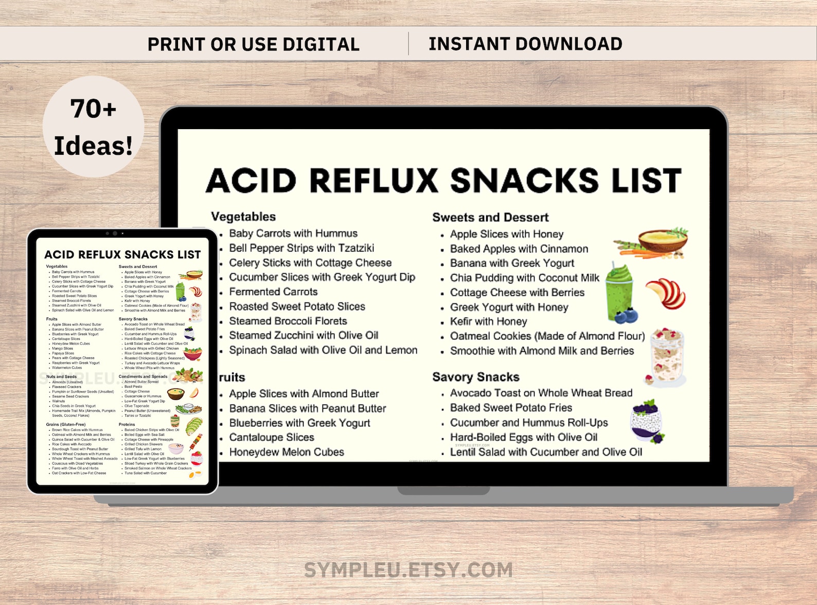Acid Reflux Snacks List for Gerd Snack Ideas, Acid Reflux Food List ...