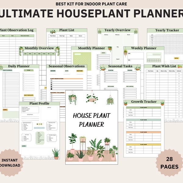 Gardening Planner Printable, Garden Planning, Plant Planner, Garden ...
