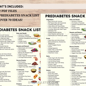 Prediabetes Snack List, Pre Diabetes Snack Ideas, Prediabetic Snacks ...