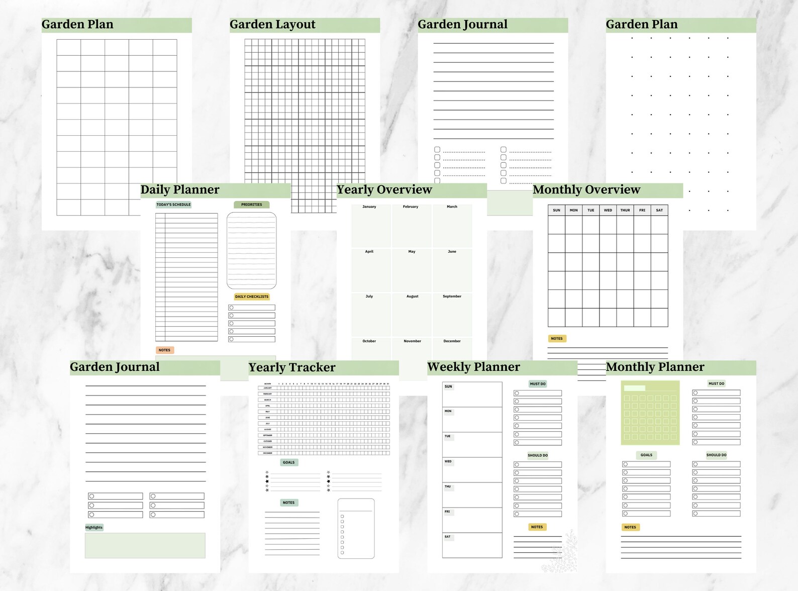 Gardening Planner Printable, Garden Planning, Plant Planner, Garden ...