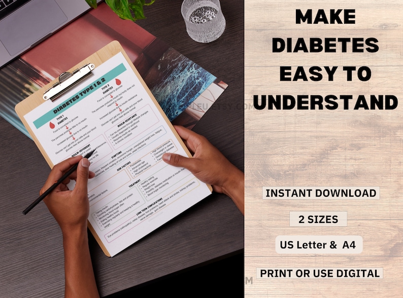 Diabetes Information Handout, Diabetes Infographic, Diabetes Type 2 ...